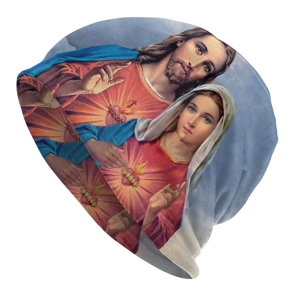 Jesus Christ Nativity Beanie | Joseph and Mary Beanie Hat | Lord's Guidance