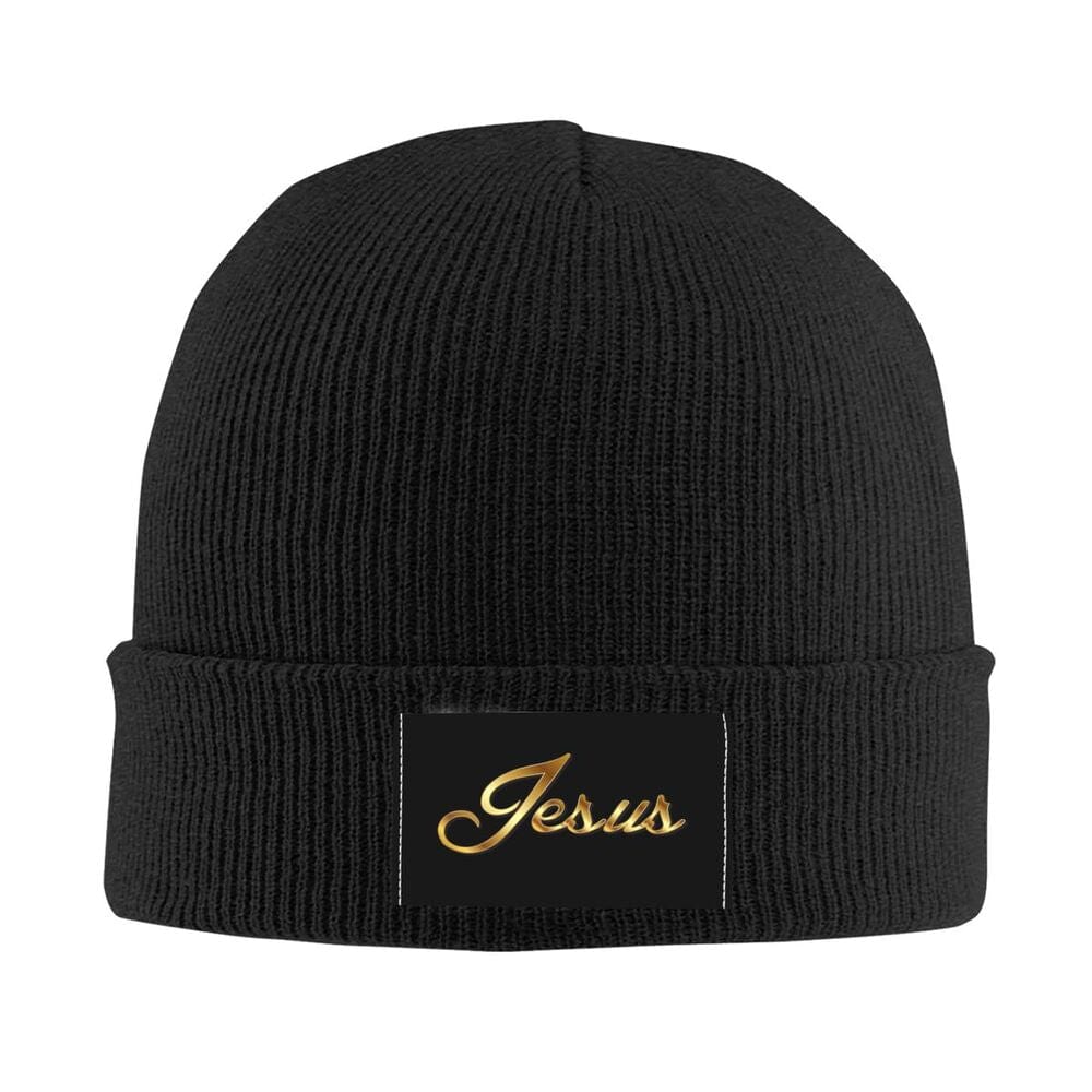 Jesus Script Beanie Hat | Religious Jesus Beanie Hat for Men or Women ...