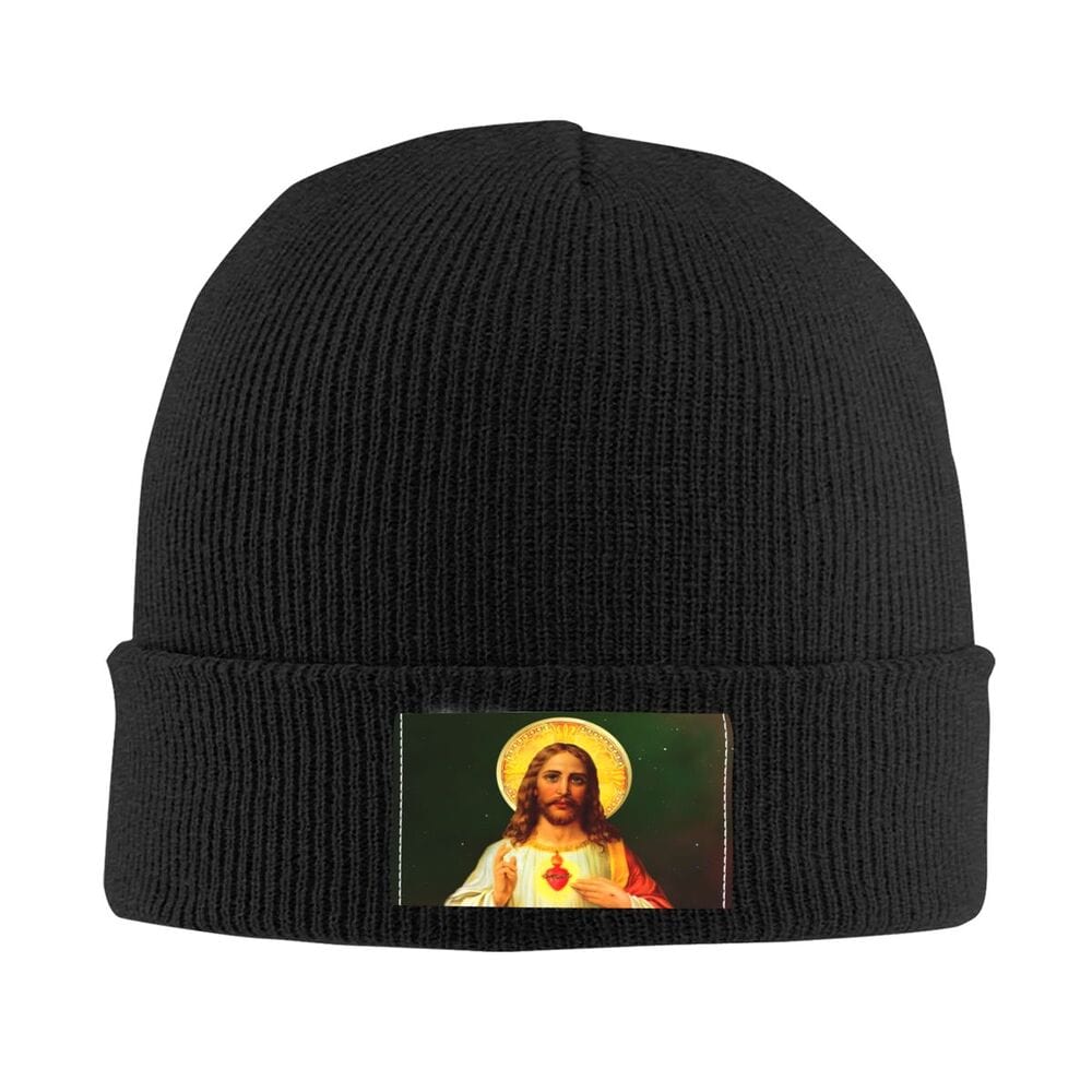 Jesus Portrait Beanie Hat | Religious Beanie Hat for Men and Women ...