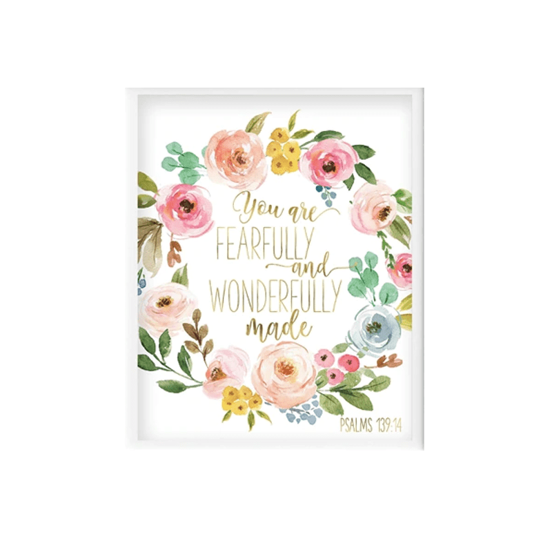 Fearfully And Wonderfully Made Wall Art | Lord's Guidance